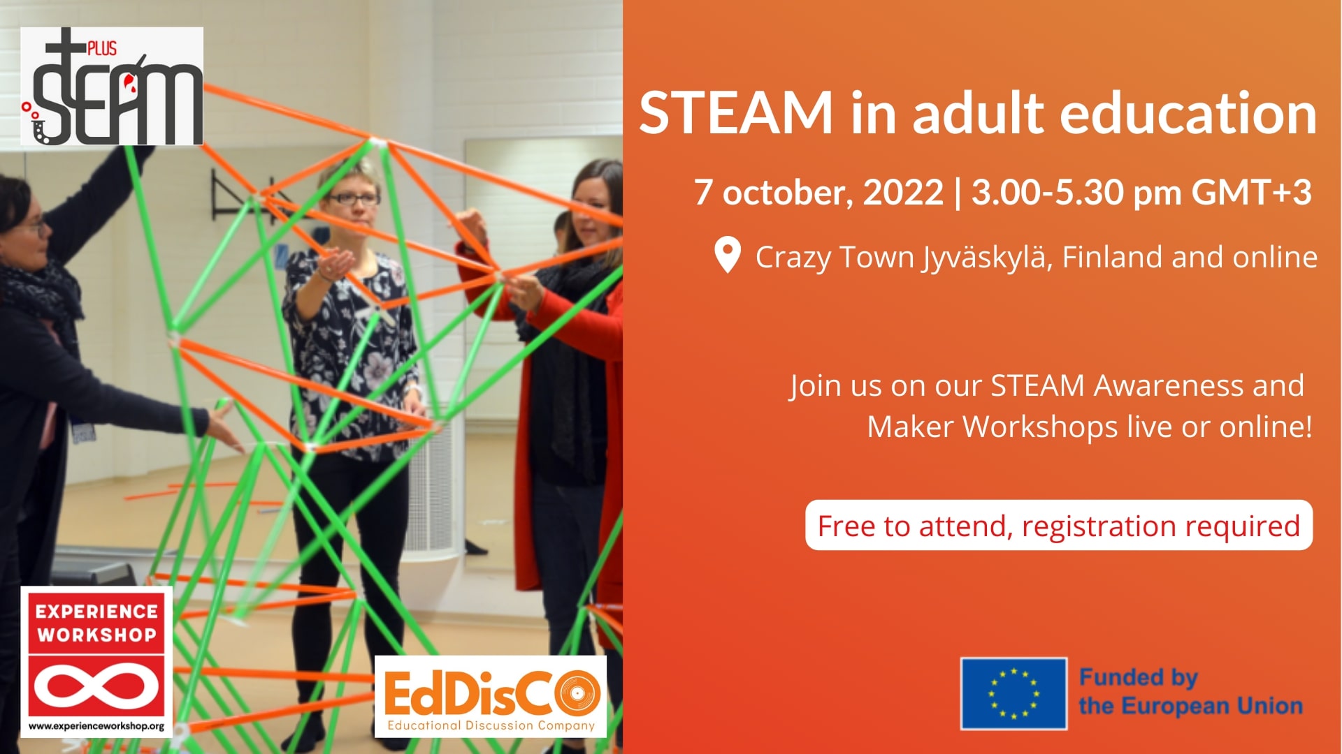 STEAM in adult education workshop - Experience Workshop